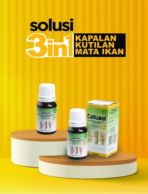 Callusol Obat Kutil Obat Mata Ikan & Obat Kapalan
