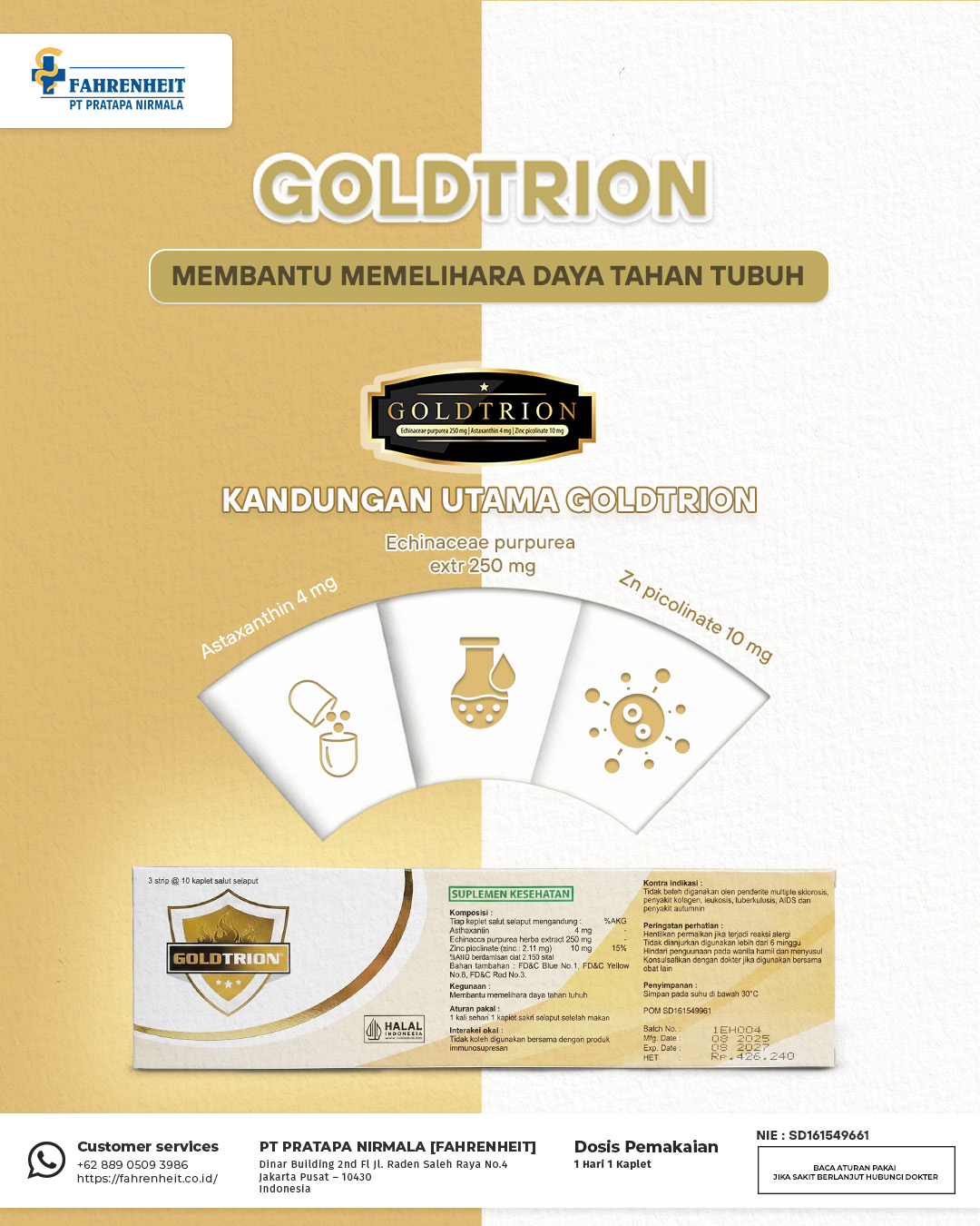 Suplemen Multivitamin dan Mineral Imunomodulator Jadi 1